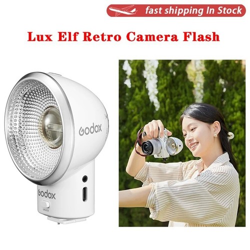Godox Lux ELF Retro Camera Flash 6000K For Sony Canon Fuji Nikon ...