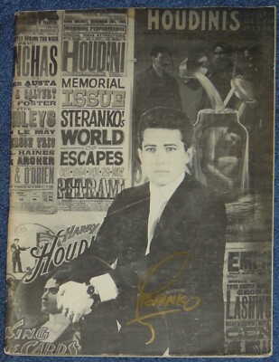 JIM STERANKO-SIGNED GENII MAGAZINE-1964-VINTAGE MAGIC-ESCAPES-COMIC ...