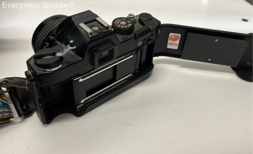 VTG Konica AutoFlex TC Film Camera w/Flash/Misc. Filters/Xtra Lens/Bag ...