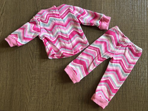 Dollie & Me Pink Zigzag Pajamas PJ’s Fits 18” American Girl Our ...