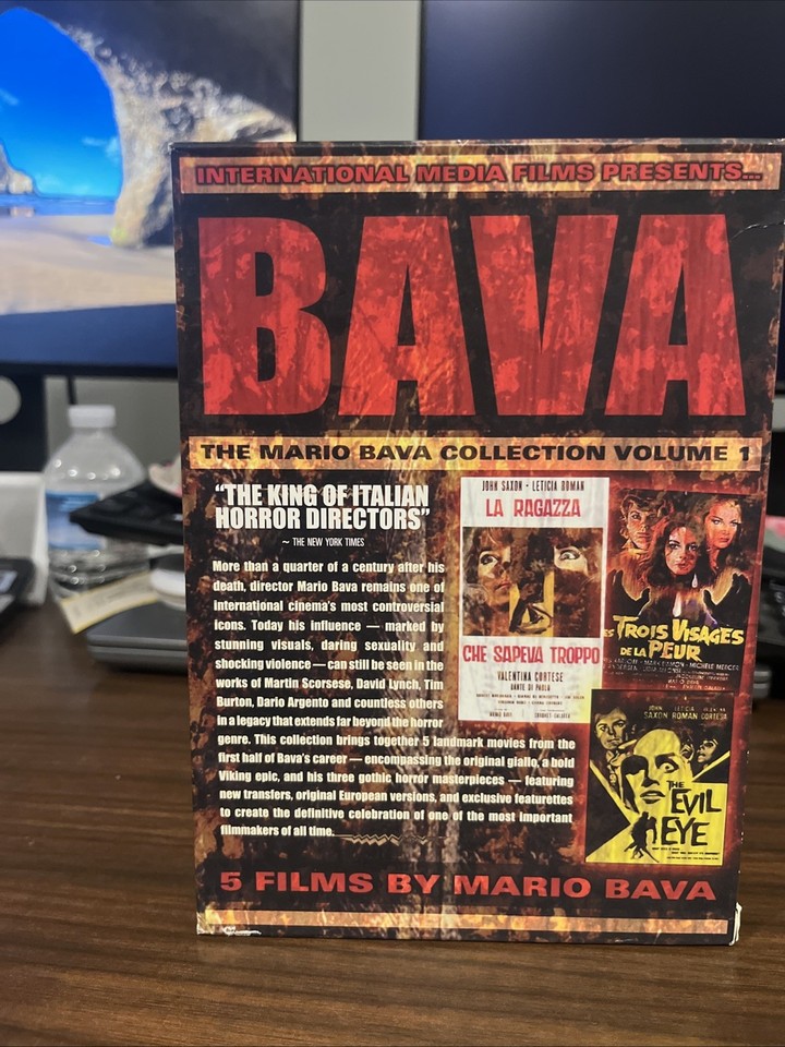 5-DVD BOX SET OOP MARIO BAVA COLLECTION VOL I GIALLO ITALIAN HORROR | eBay