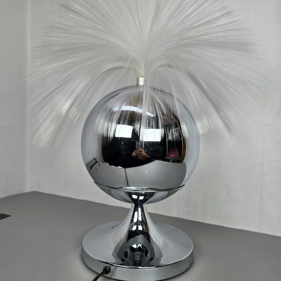 Large Vintage Fantasia Sunburst Fiber Optic LED Light Lamp Changing ...