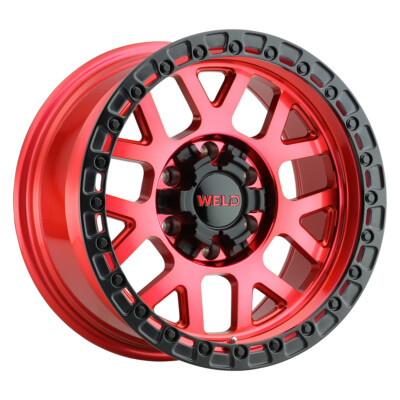 WELD Off-Road Cinch 20X10 6X135/6X139.7 -18mm Satin Black & Gloss Black ...