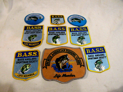Bass Fishing Patch Lot of 9 | eBay