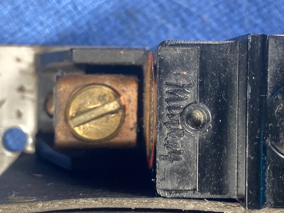 M1 1940s MURRAY ARROW HART 100 AMP Main Breaker Type FUSE BOX PANEL ...