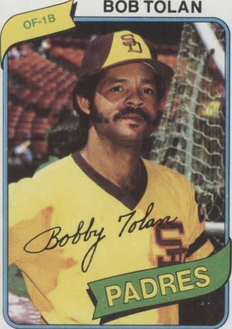1980 Topps - Bobby Tolan, Bill Caudill #103 Wrong Back Bill Caudill ...
