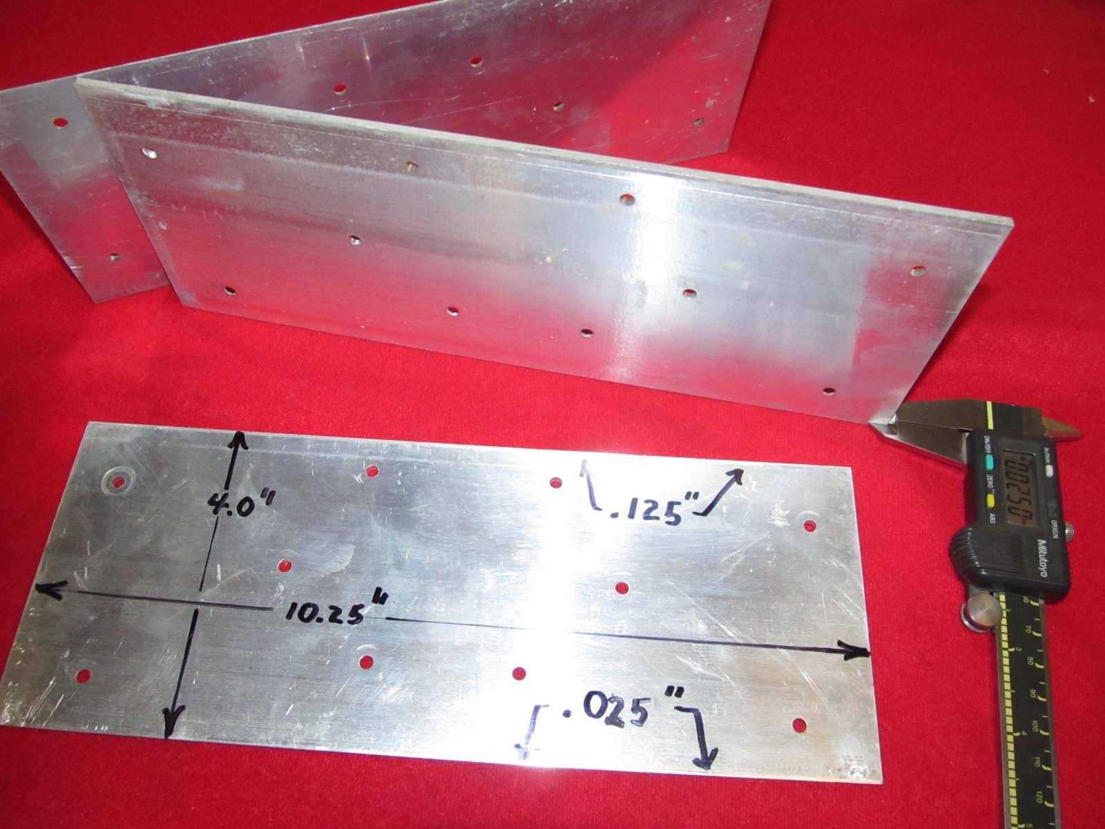 Aluminum Milled Wedge Shim for Stabilizer/ Wheel Adjustments .025 to ...