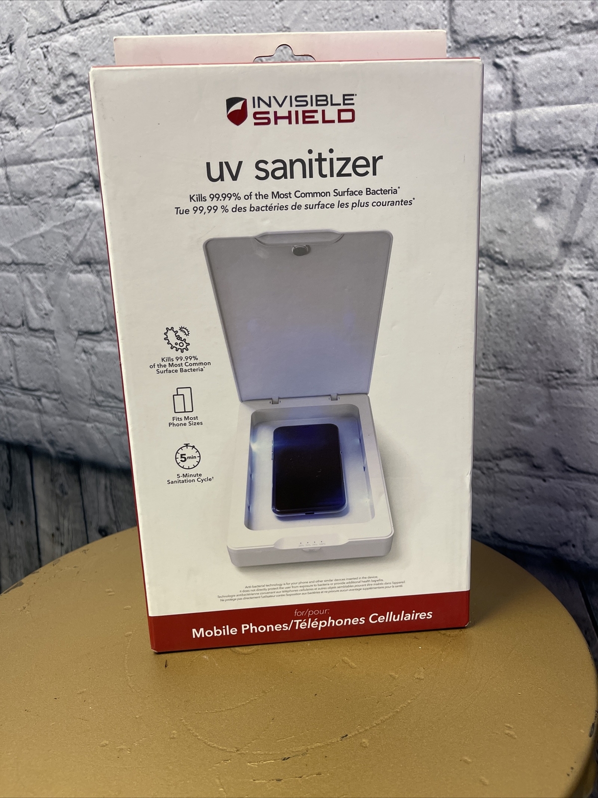 ZAGG - InvisibleShield UV Sanitizer Cleaner - White. Brand New in Box ...