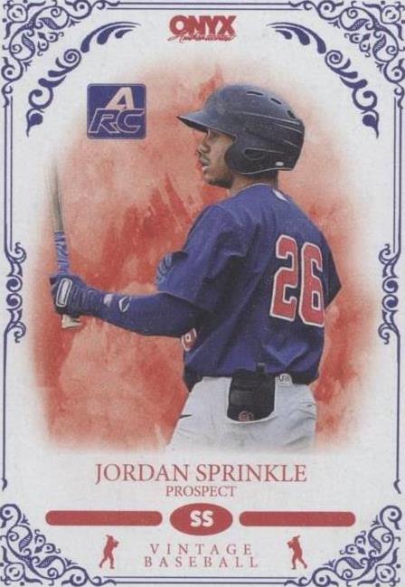 2022 Onyx Vintage - Jordan Sprinkle #OVJS (RC) for sale online | eBay