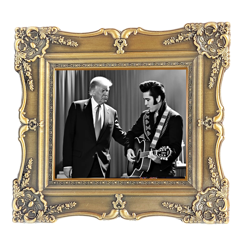 EL9-10A President Donald J. Trump for Elvis fans Artwork Challenge Coin ...