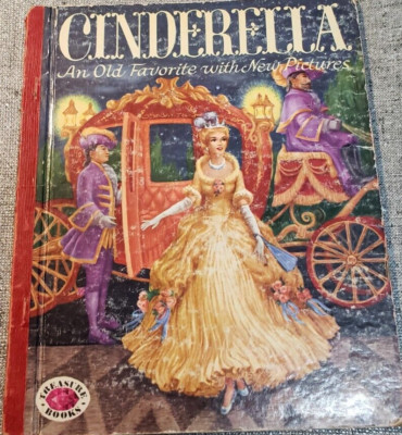 Cinderella Treasure Books Story Book Evelyn Andreas Ruth Ives 1954 | eBay