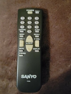 Genuine Sanyo TV Remote Control FXML Tested Works | eBay