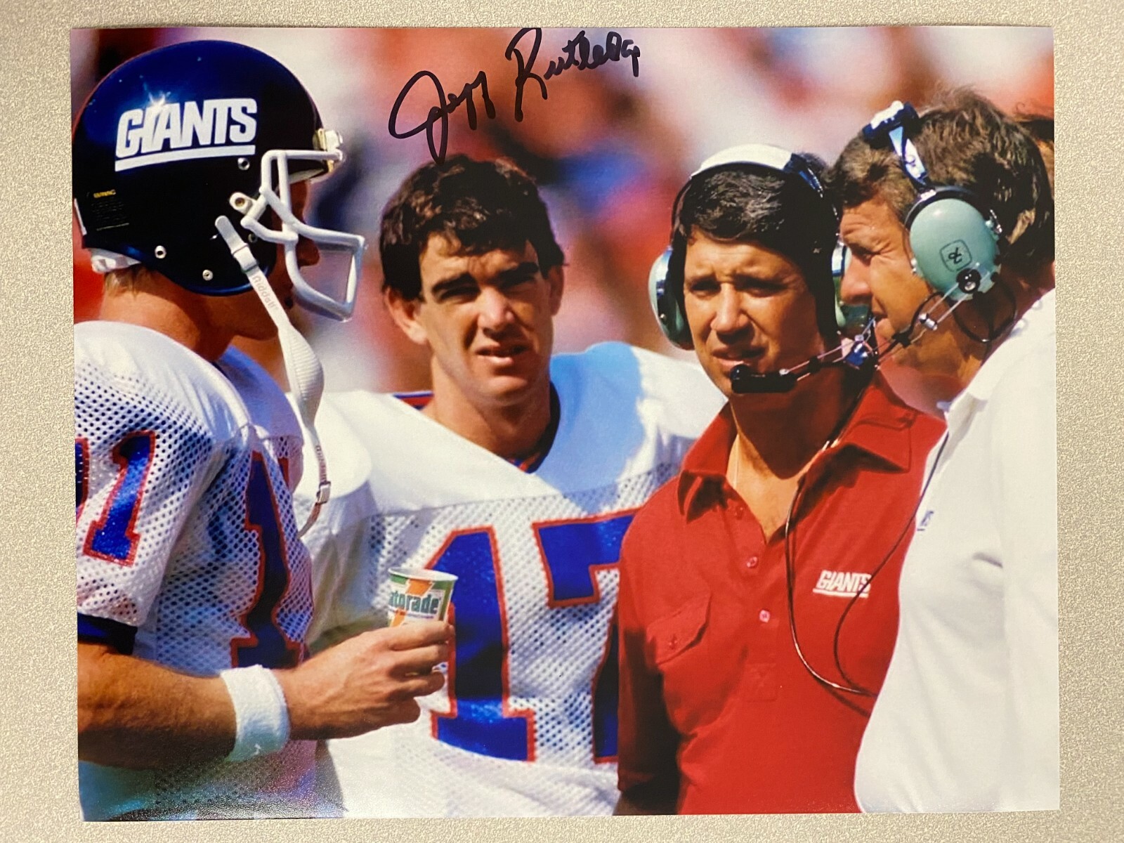 Jeff Rutledge signed NEW YORK GIANTS 8 X 10 photo | eBay
