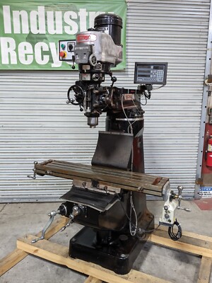 Vectrax 9 x 48 Variable Speed Milling Machine w/ Newall DRO System 3HP ...