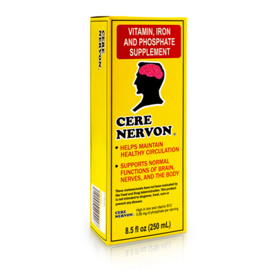 CERENERVON DIETATRY SUPPLEMENT 8 OZ CERENERVON IMPROVES BRAIN FUNCTION ...