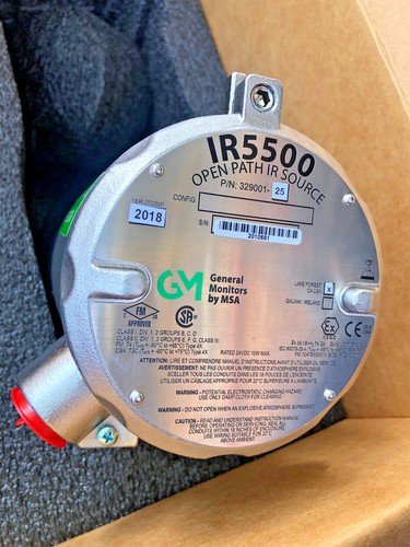 GENERAL MONITORS MSA IR5500 Open Path Source - Gas Detector 329001-25 ...
