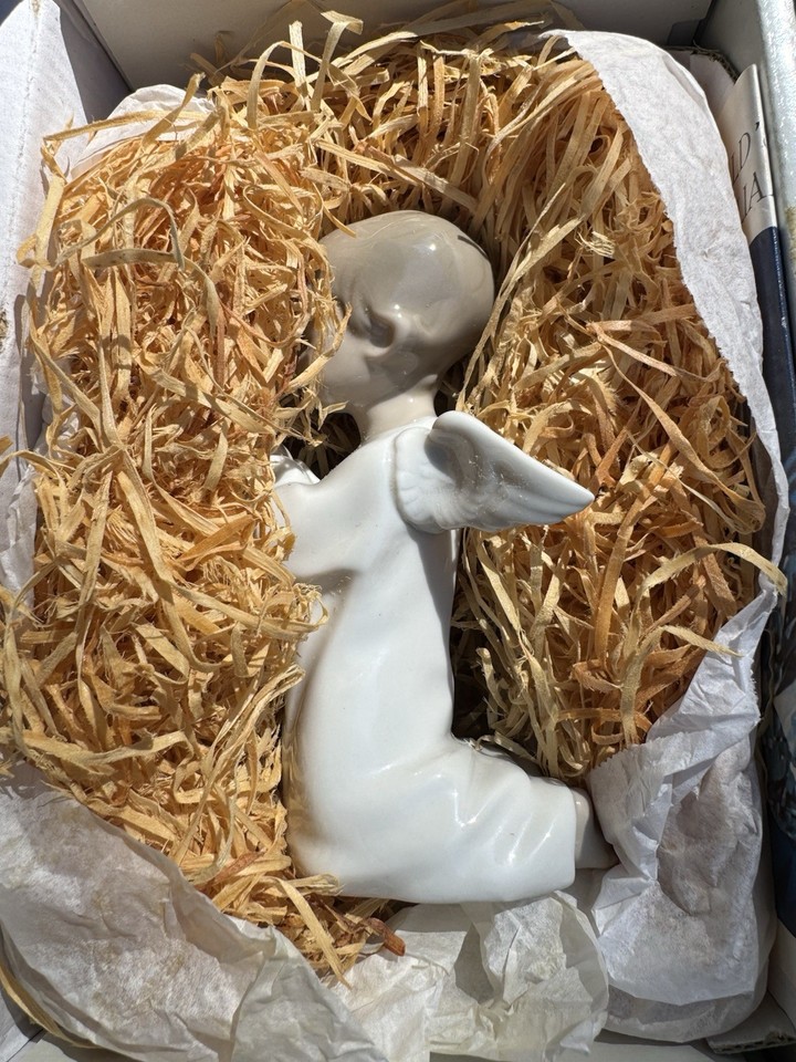 Vintage Lladro Figurine "Angel Praying" #4538 Retired w/ Box Daisa 1990 ...