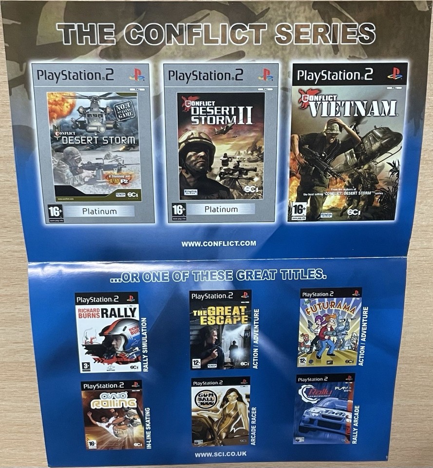 Conflict Vietnam PS2 Tactical Shooter 2004 Game 100% Complete & VGC ...