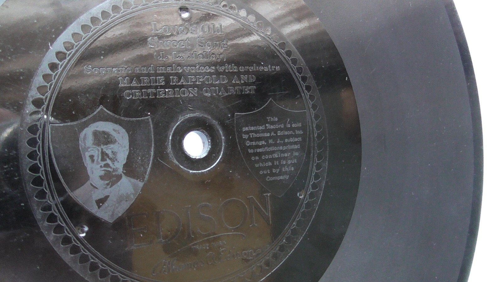 Edison Diamond Disc #82553 Marie Rappold and the Criterion Quartet | eBay
