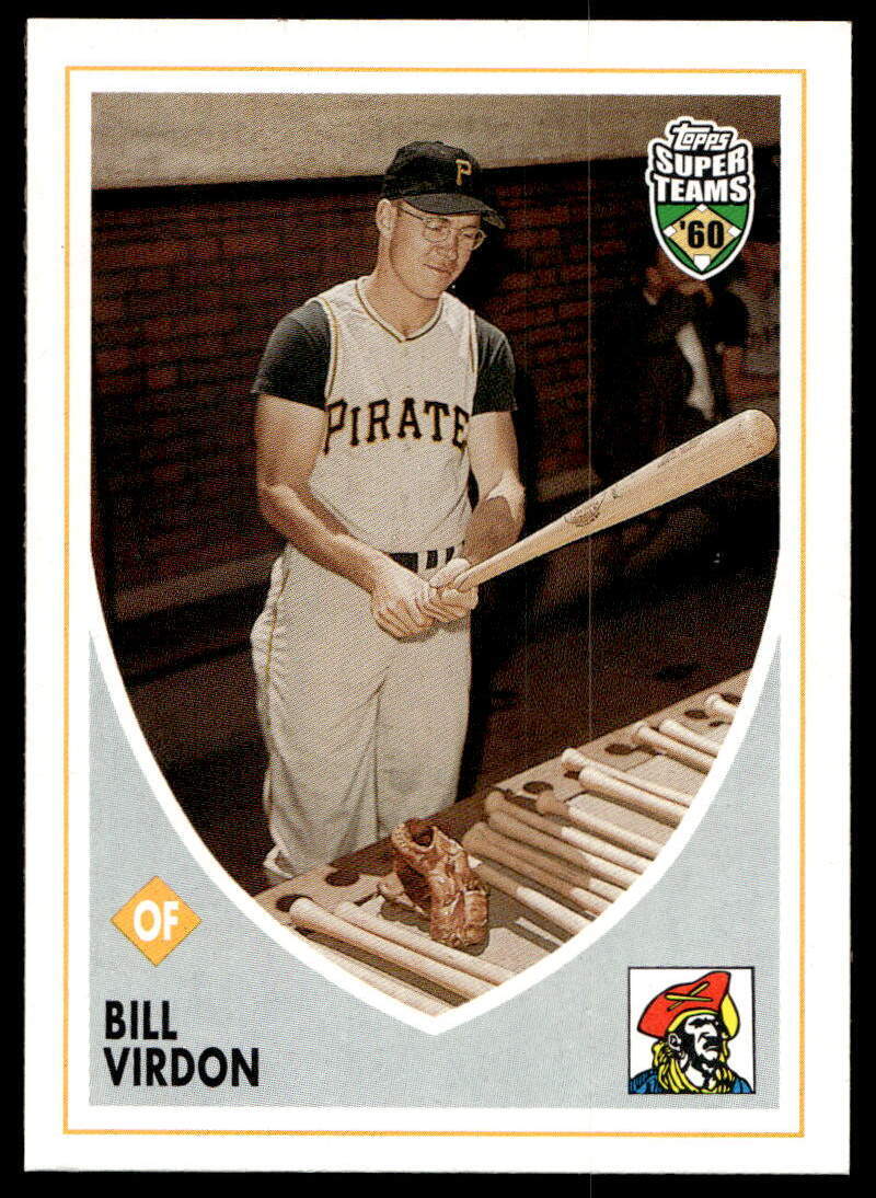 Bill Virdon 2002 Topps Super Teams 49 Pittsburgh Pirates Baseball Card ...