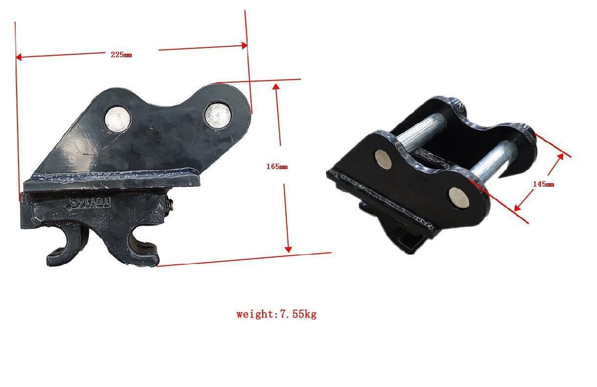 Mini Excavator Attachment Quick Hitch Quick Coupler For Small Diggers ...