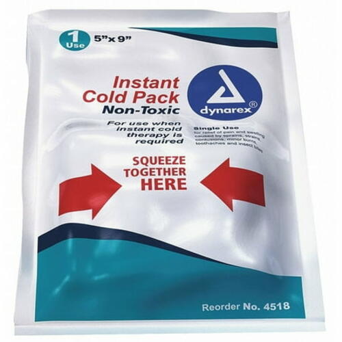 Dynarex Instant Cold Pack for Relief of Pain and Swelling/Urea (Non ...