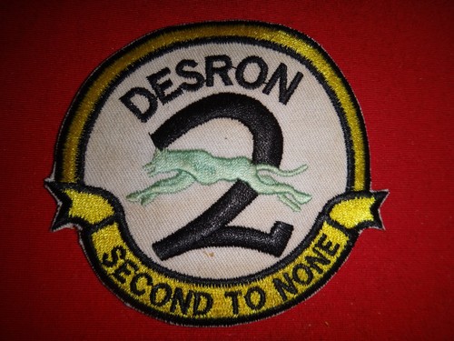 US Navy Destroyer Squadron DESRON 2 "SECOND TO NONE" Patch | eBay