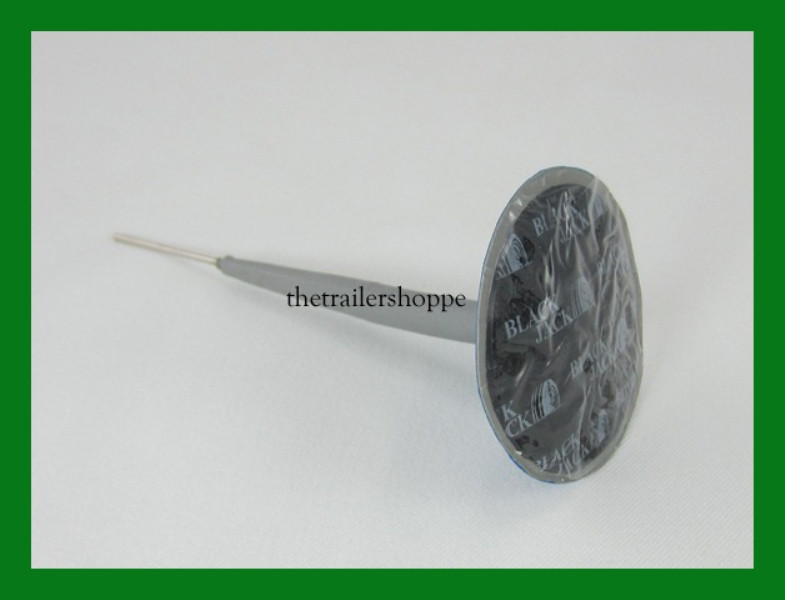 BlackJack Tire Repair Plug Patch Combination 1 7/8" Round 1/4" Stem 12 ...