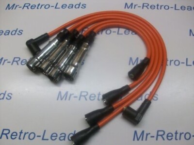 ORANGE 8MM PERFORMANCE IGNITION LEADS GOLF MK1 GTi M4 FITMENT HT ...