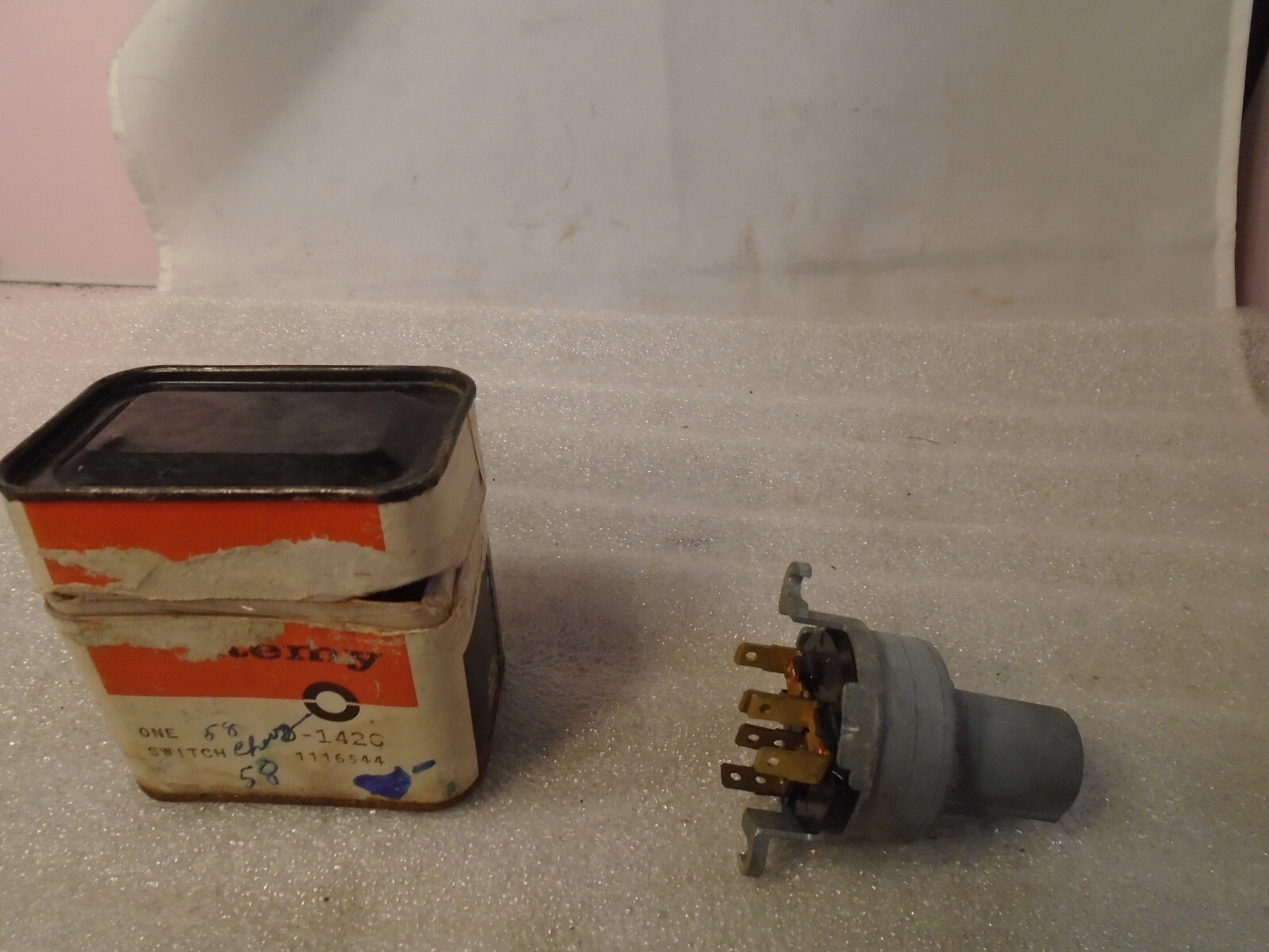 NOS GM Delco 1958 Chevrolet Impala Delray Bel Air Biscayne Ignition ...