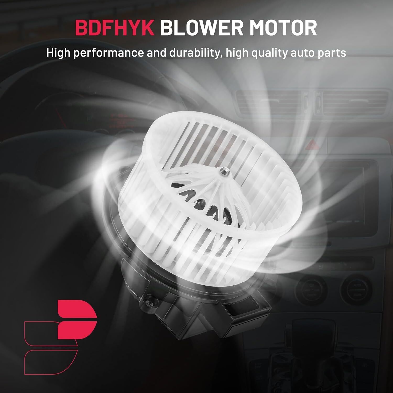 Rear AC Heater Blower Motor w/Fan for 2006-2020 Chrysler Town & Country ...