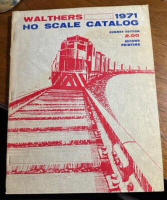 Walthers 1971 Edition Model Railroad Reference Book Catalog HO Scale | eBay