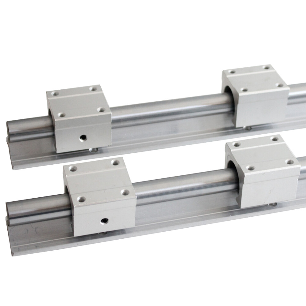 SBR20 Linear Rail Guide 300-3000mm Slide Shaft Rod Set 4X SBR20UU ...