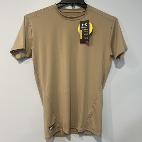 Under Armour Compression Shirt HeatGear Tactical Mens XL Tan NEW WITH ...