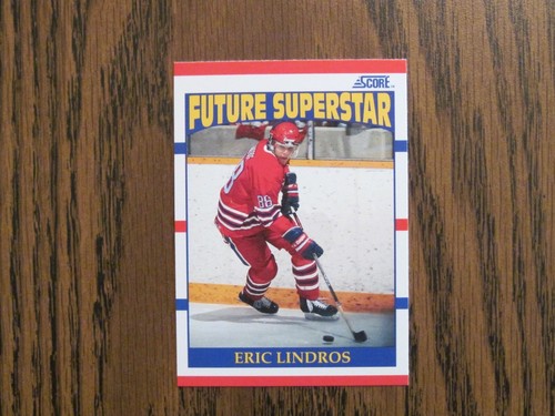 1990 SCORE HOCKEY ERIC LINDROS ROOKIE CARD NR MT + | eBay