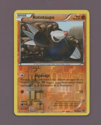 Pokémon n° 54/98 - ROTOTAUPE - PV70 (A9145) | eBay