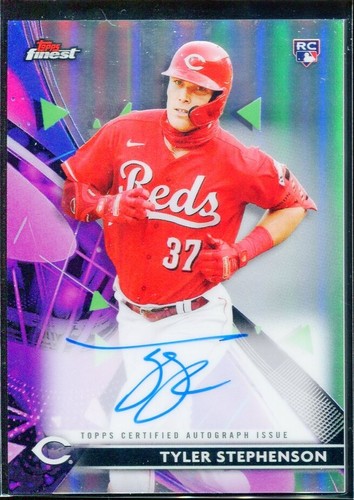 2021 Topps Finest Tyler Stephenson #FA-TS Cincinnati Reds RC Autograph | eBay