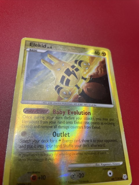 Pokémon TCG Elekid Diamond & Pearl 48/130 Reverse Holo Uncommon for ...