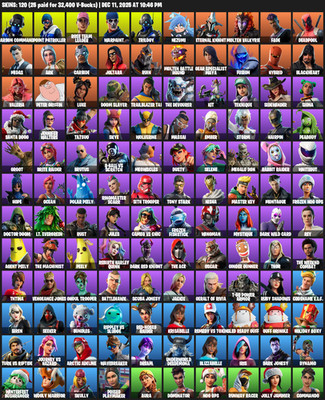 FN STACKED ACCOUNT ORANGE JUSTICE! (DM BEFORE BUY) | eBay