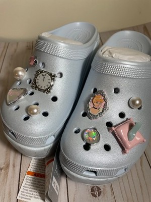 2025 Disney Parks Cinderella 75th Anniversary Platform Heels Crocs SIZE ...