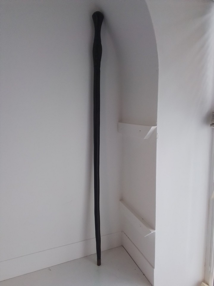 19th Century African Ebony Cudgel KnobKerrie Cane | eBay UK