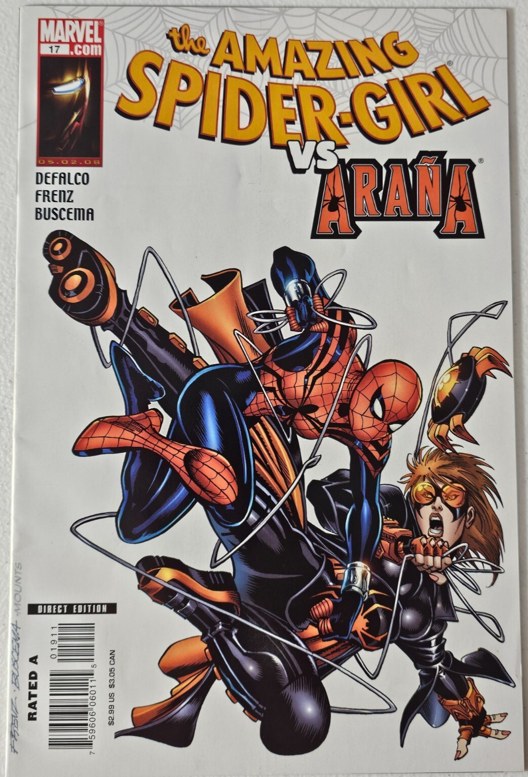 Amazing Spider-Girl vs Arana #19 Marvel Comics 2008 | eBay UK