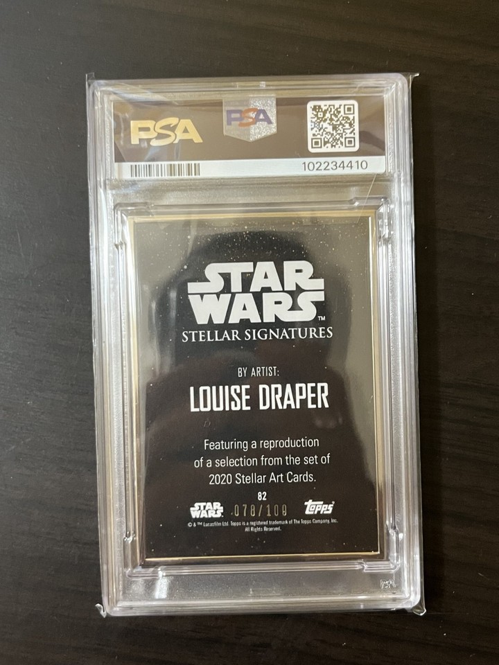 2020 Star Wars Stellar Signatures Mandalorian Stellar Art Framed /100 ...