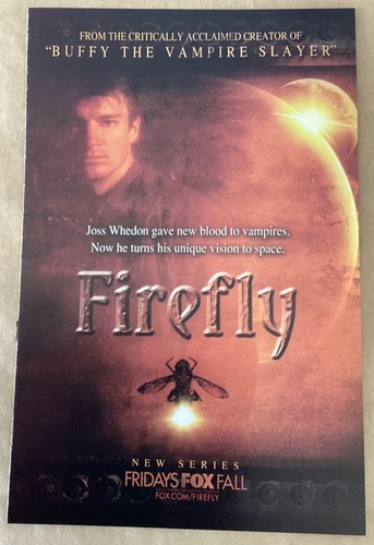 Firefly Print Ad 2002 promo art vintage TV series advert television ...