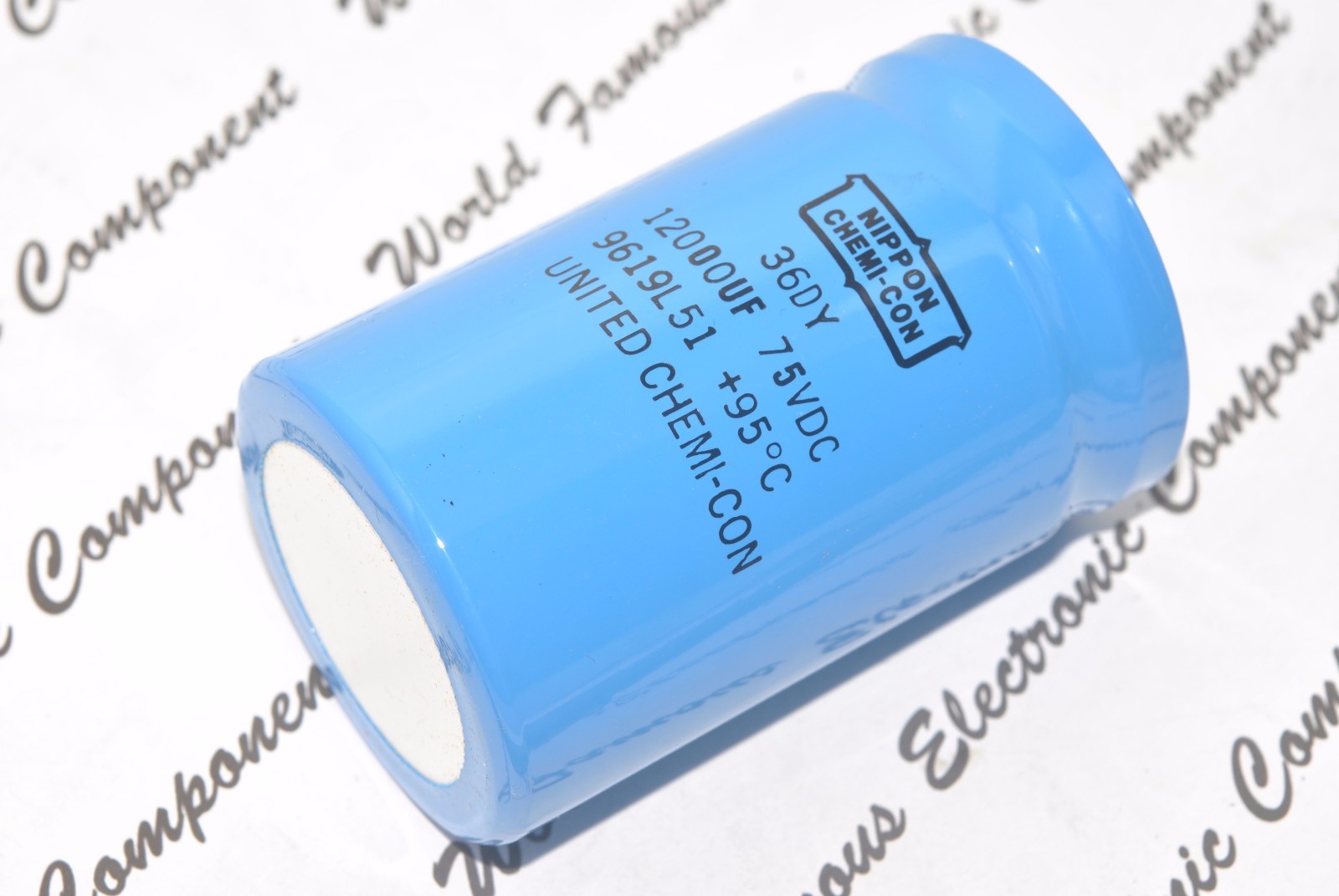 1pcs - NIPPON CHEMI-CON 12000uF 75V 36DY Screw Terminal Aluminum ...