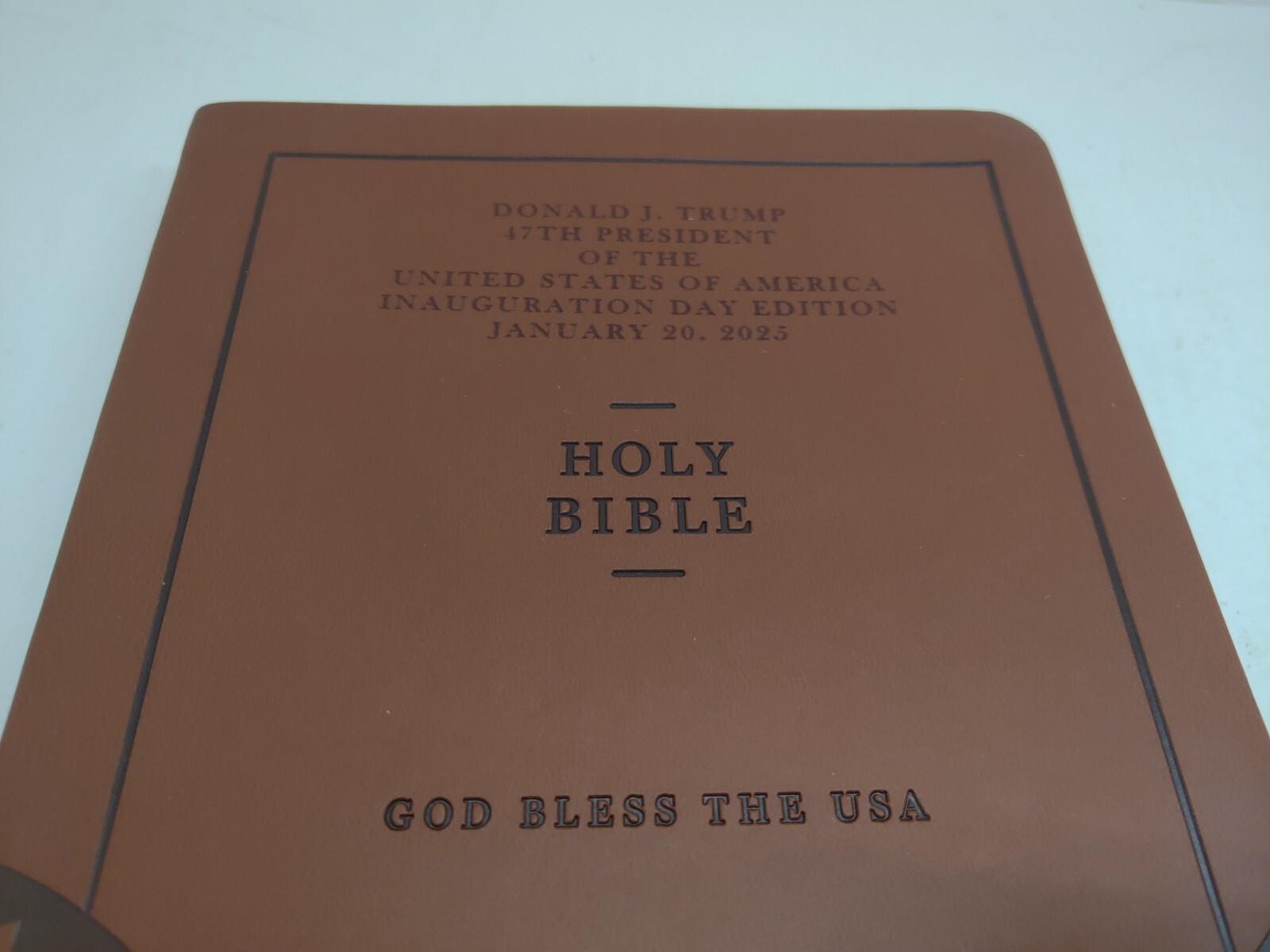 God Bless The USA Bible President Donald Trump - Inauguration Day ...