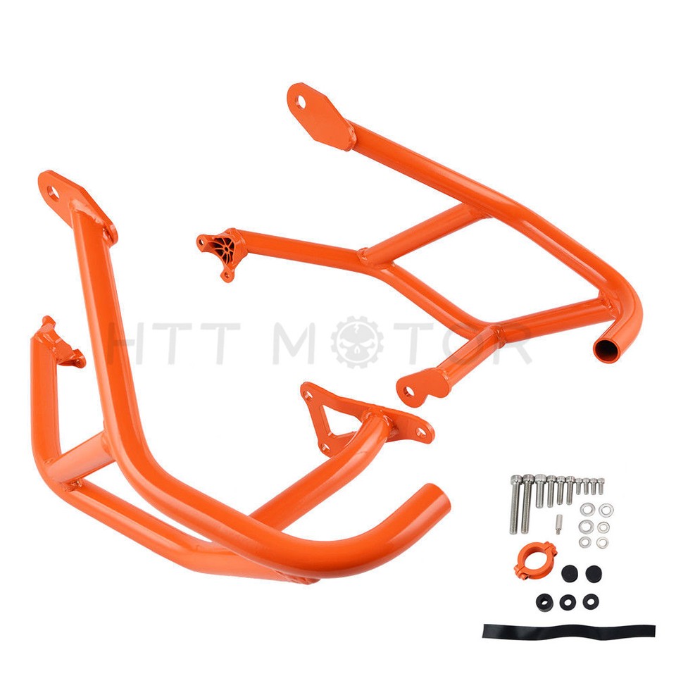 For KTM 1290 Super Duke R GT Orange Side Crash Bar Hoop Frame Bumper ...
