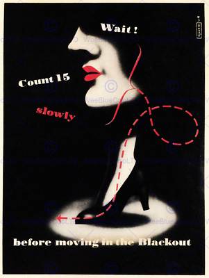 WAR PROPAGANDA BLACKOUT SECOND WORLD BRITAIN BLITZ UK VINTAGE AD POSTER ...