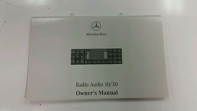Mercedes 1999-2002 Becker/Alpine operation guide 3302/6003/2299/1910 ...