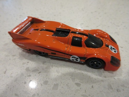 2017 Hot Wheels Porsche 917 LH ORANGE Retro Racer Diecast Toy Race Car ...
